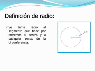 Circunferencia y círculo | PPTX