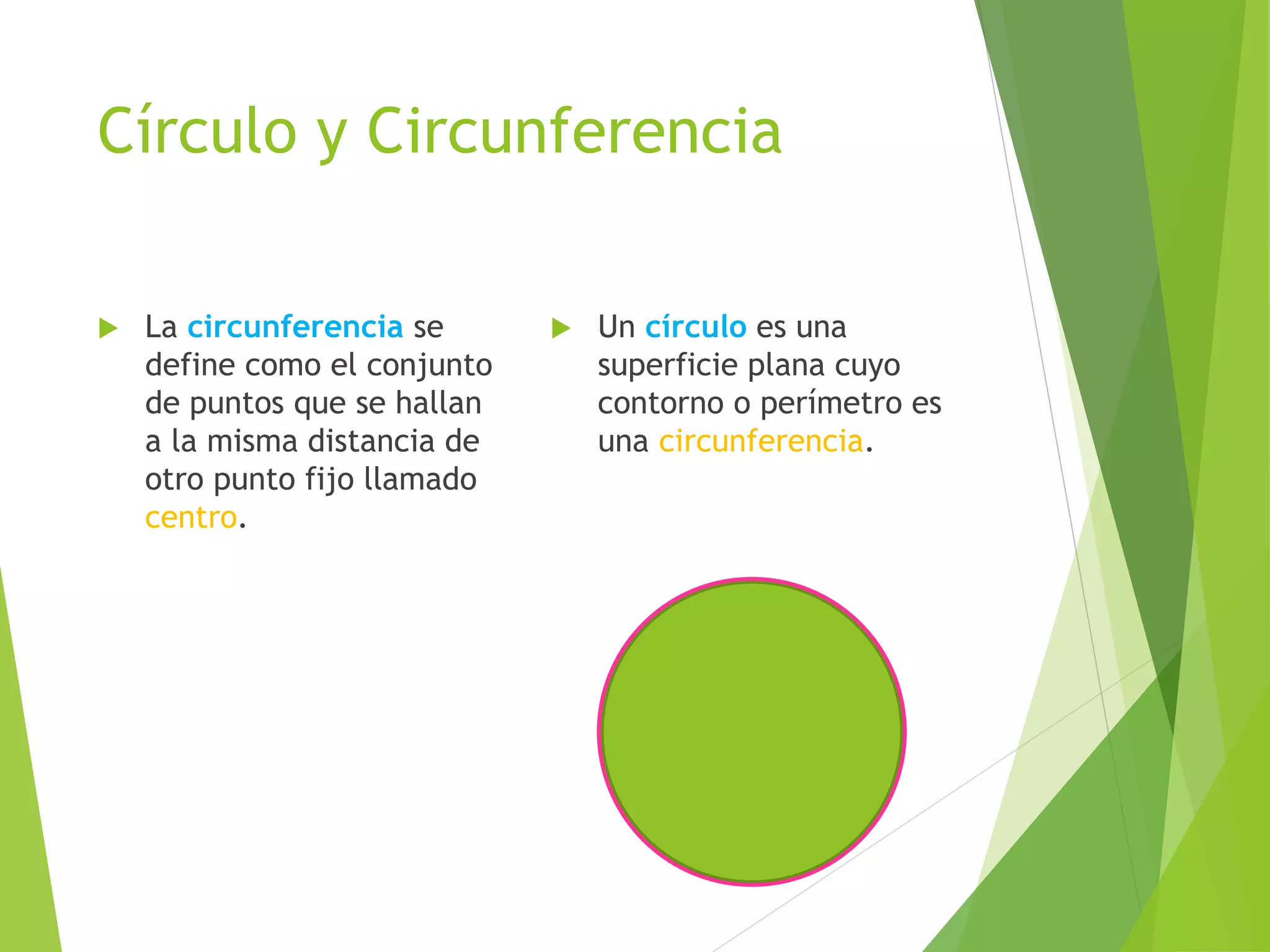 Circunferencia y sus elementos | PPTX