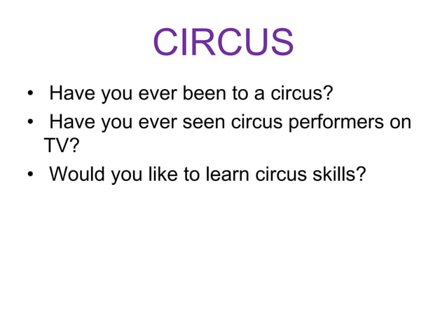 Circus | PPT