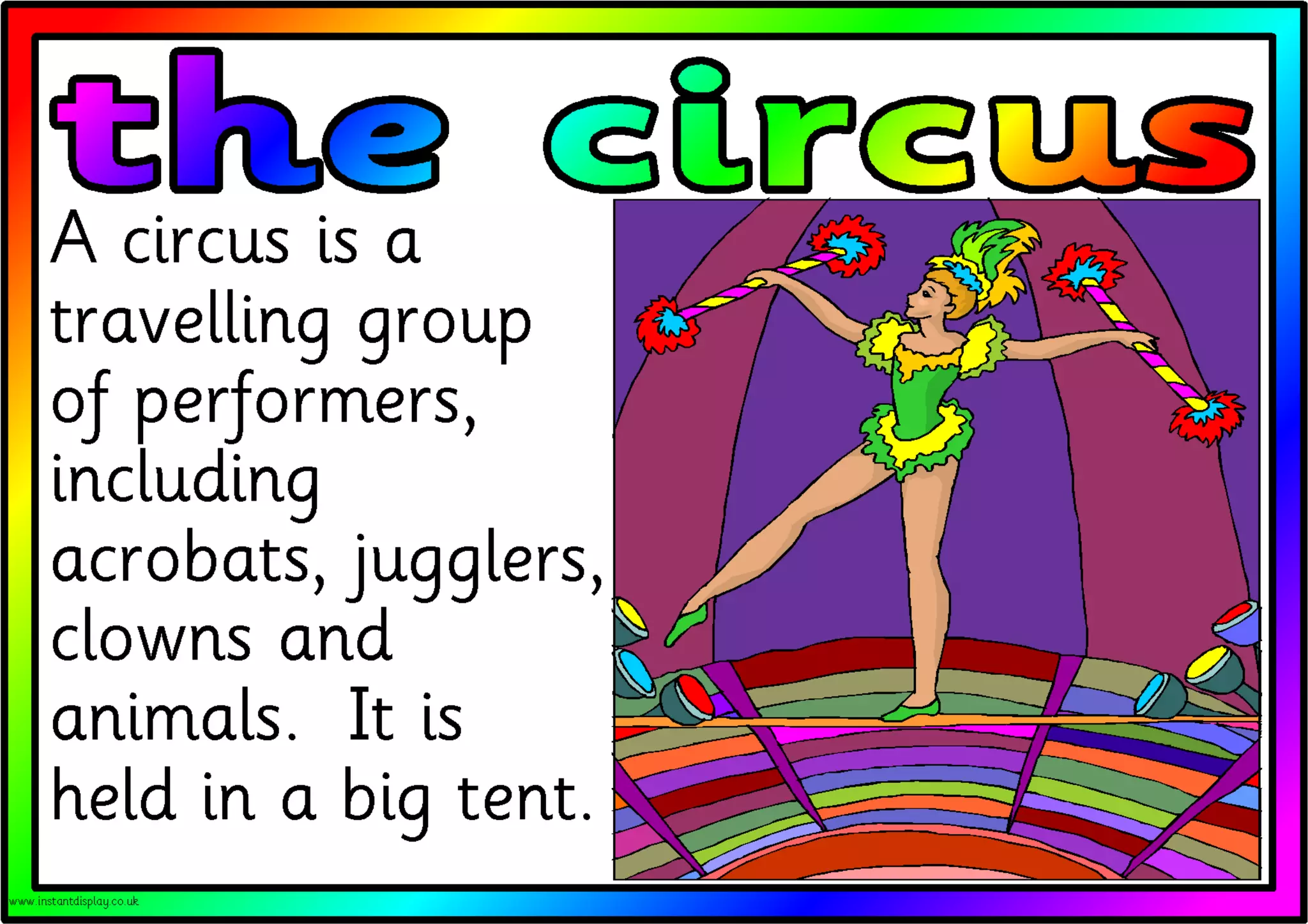 Circus vocabulary | PDF
