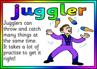 Circus vocabulary | PDF