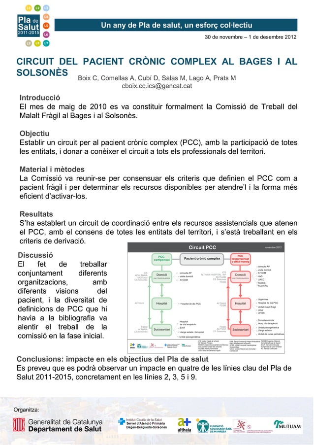 Catalunya Central. Circuit per al pacient crònic complex | PDF