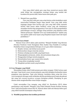Ciri ciri guru-efektif | PDF