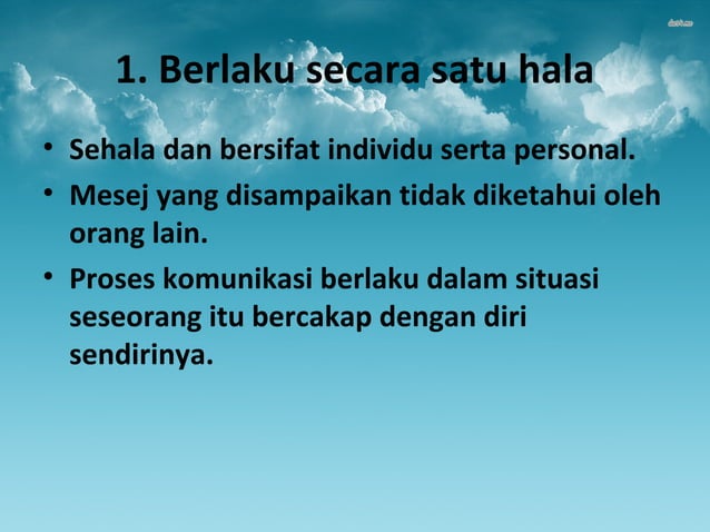 Ciri ciri komunikasi - BMK Bahasa Melayu Kontekstual | PPT