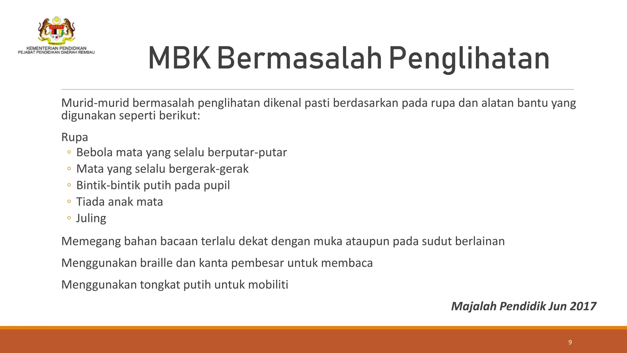 CIRI-CIRI MURID BERKEPERLUAN PENDIDIKAN KHAS 2023.pptx