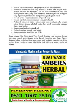 Ciri ciri wasir | PDF