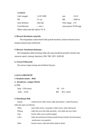 Ciri bayi normal | PDF