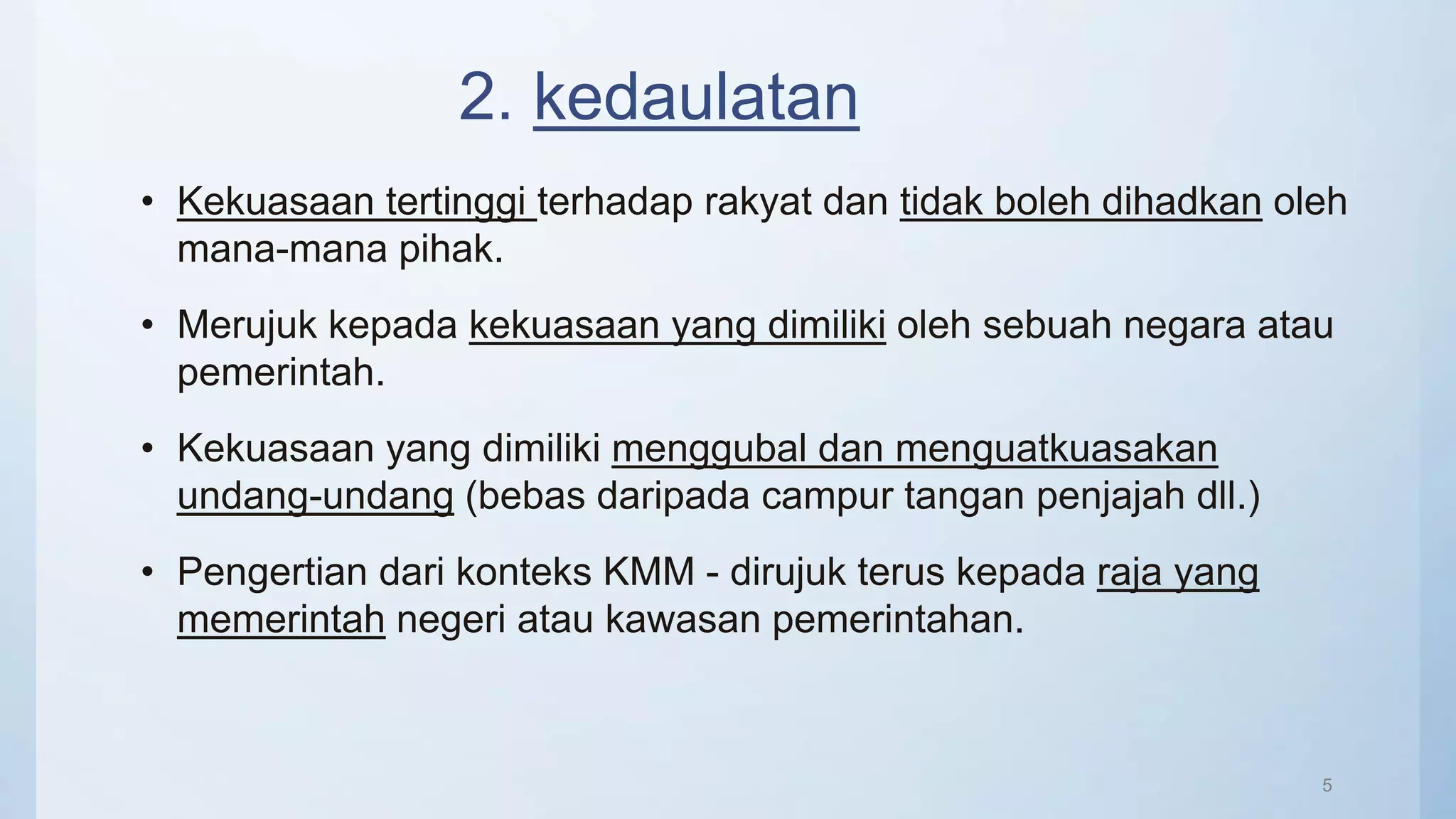 Ciri – ciri negara dan bangsa dalam kesultanan | PPTX