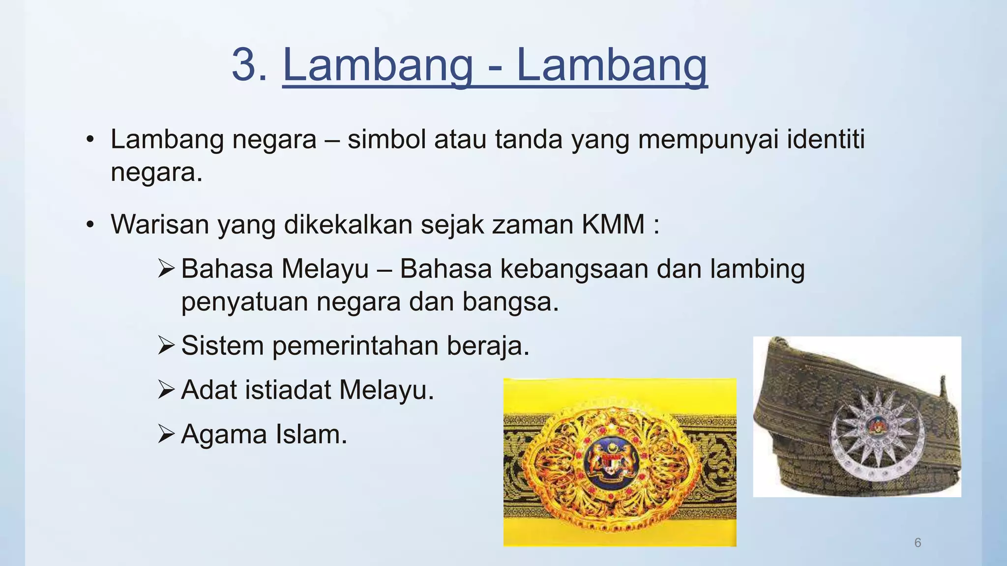 Ciri – ciri negara dan bangsa dalam kesultanan | PPTX