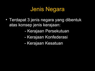 Ciri – ciri negara | PPT