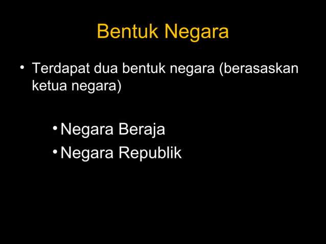 Ciri – ciri negara | PPT