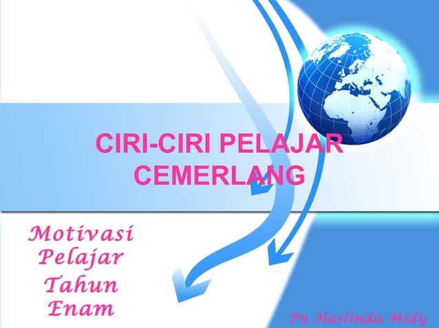 Ciri ciri pelajar cemerlang | PPT