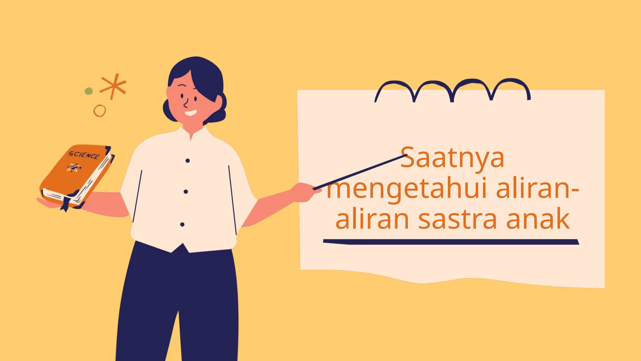 PPT ciri-ciri dan jenis aliran sastra anak | PPTX
