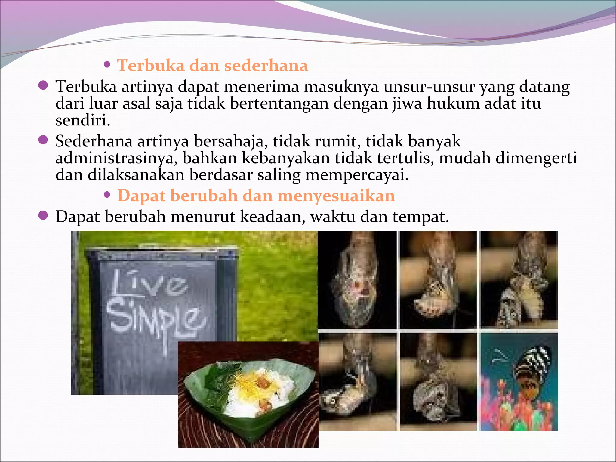 Ciri dan sifat hukum adat | PPT Ciri dan sifat hukum adat | PPT