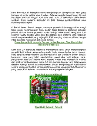 Ciri gejala kutil jengger ayam | DOCX