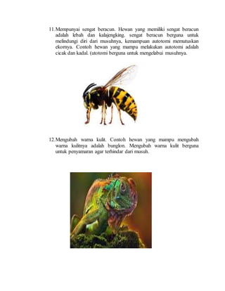 Ciri khusus hewan | PDF