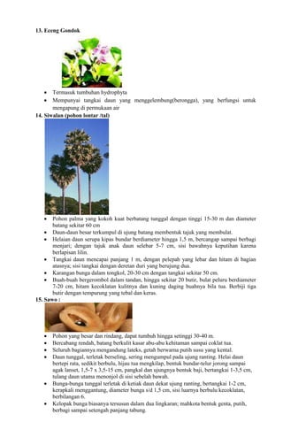 Ciri khusus tumbuhan sd | PDF