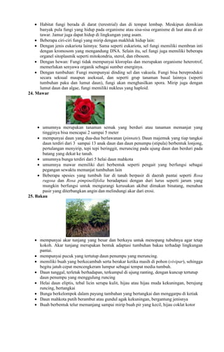 Ciri khusus tumbuhan sd | PDF