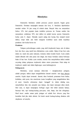 Ciri klasifikasi amoeba | DOCX