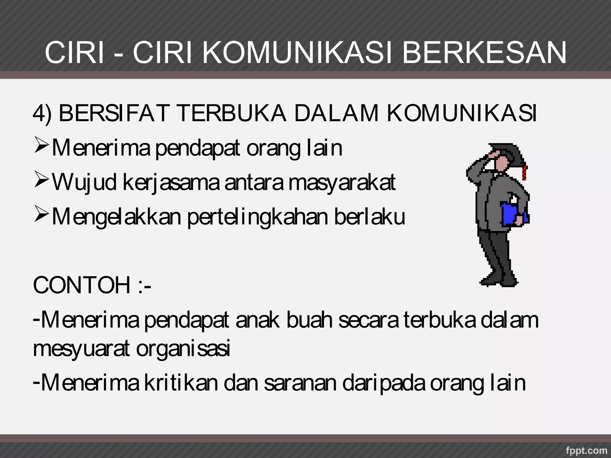 Ciri komunikasi berkesan | PPT
