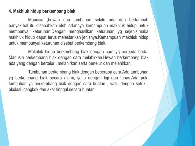 Ciri makhluk hidup | PPT