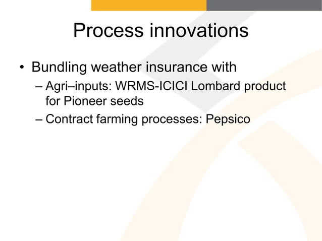 Index based insurance schemes - Way ahead! | PDF | Agriculture | Industries