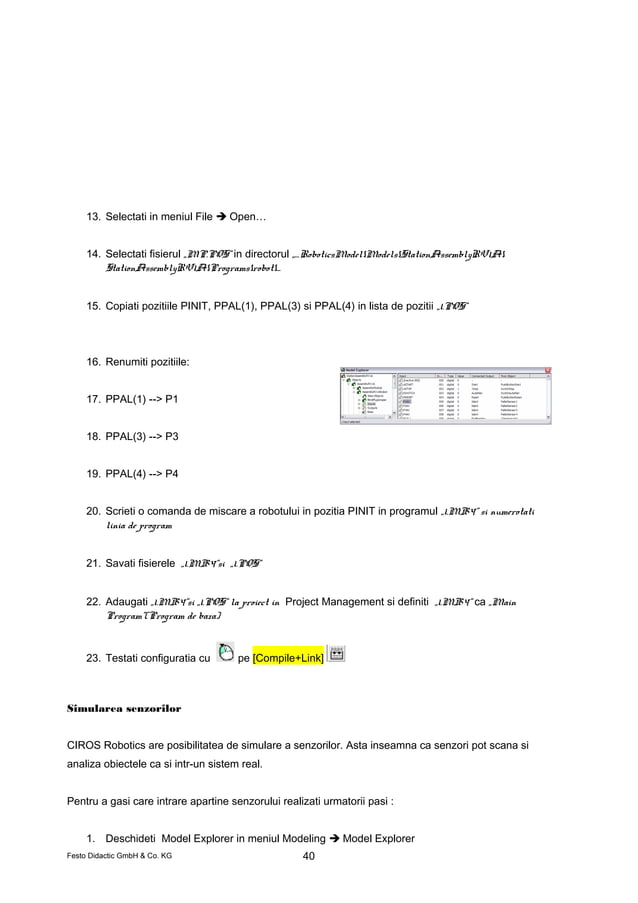 Ciros robotics instruire | PDF