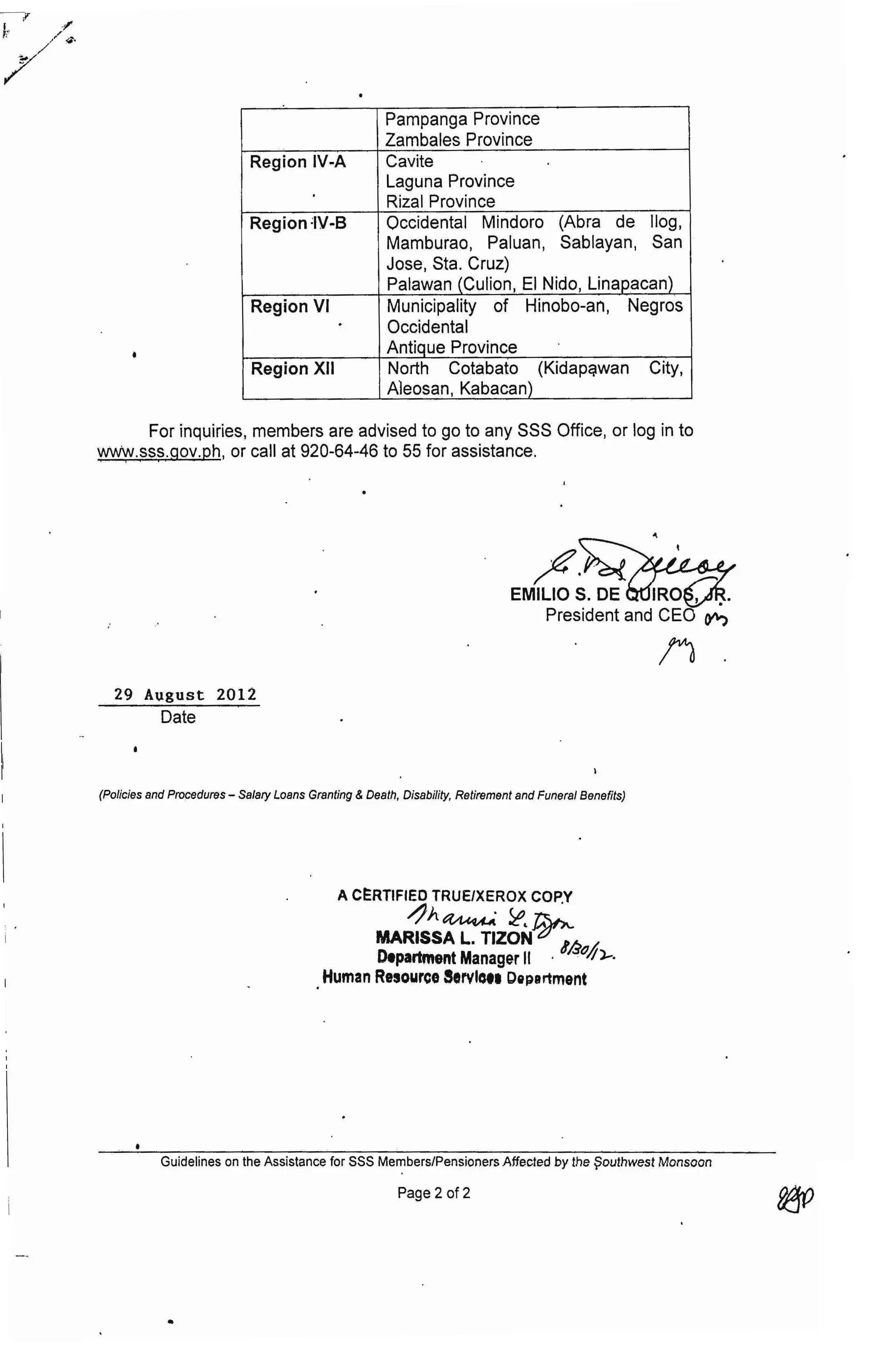 Circular 2012-016 | PDF