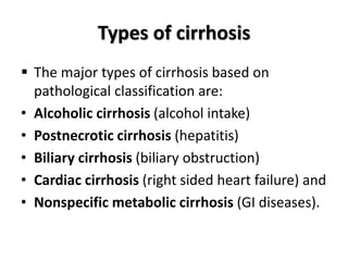 Cirrhosis of liver | PPTX