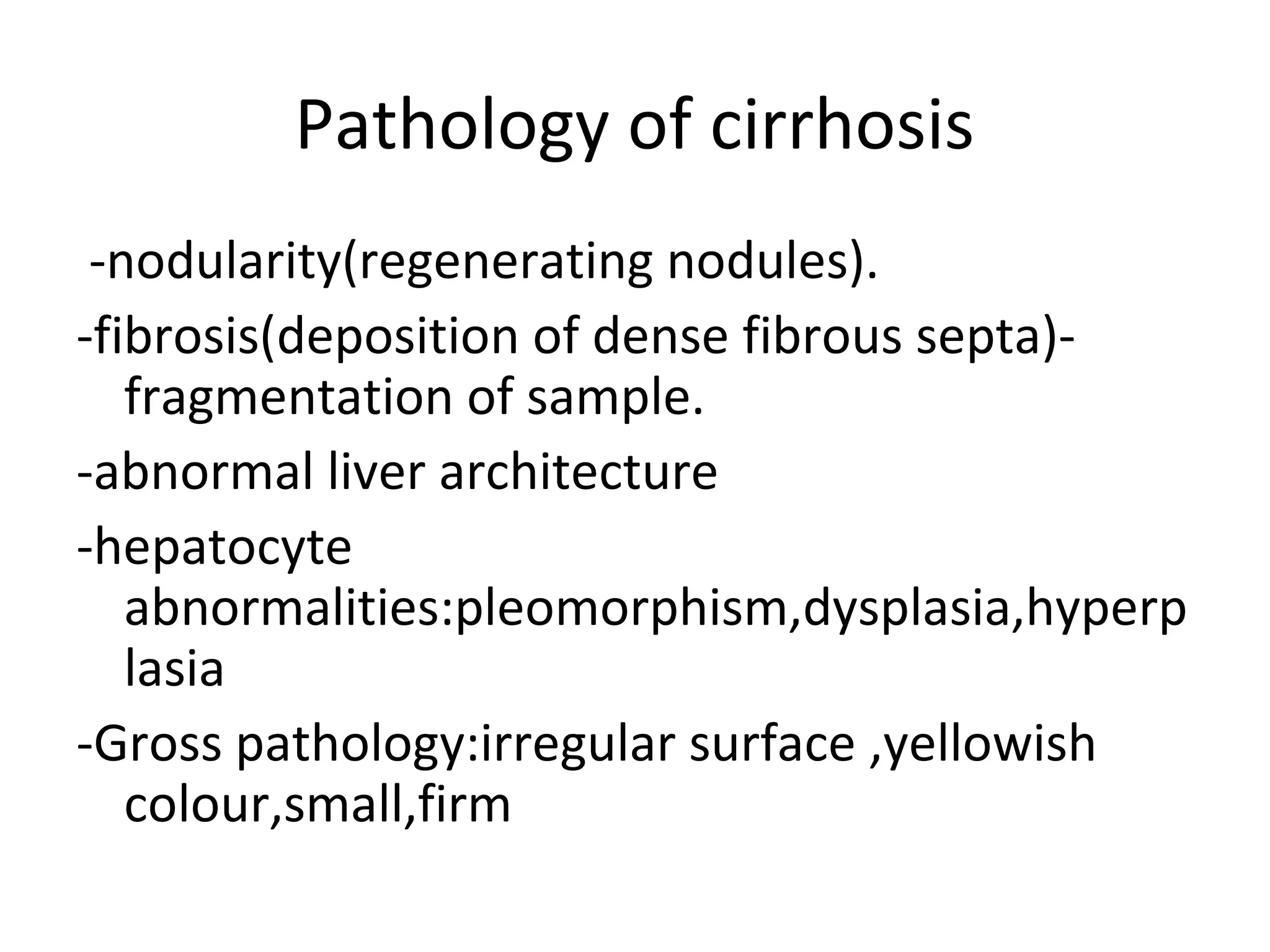 Cirrhosis of liver | PPT