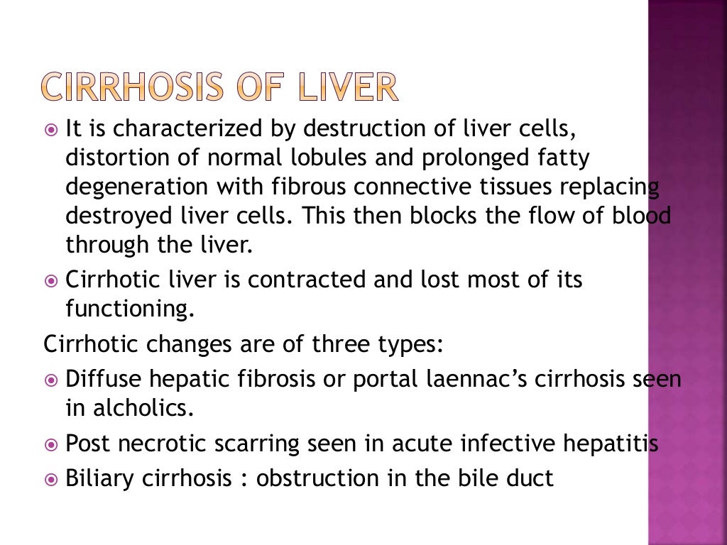 Cirrhosis of liver