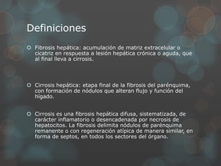 Cirrosis hepática | PPTX