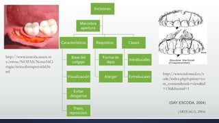 Cirugía oral - INCISION Y COLGAJO | PPTX