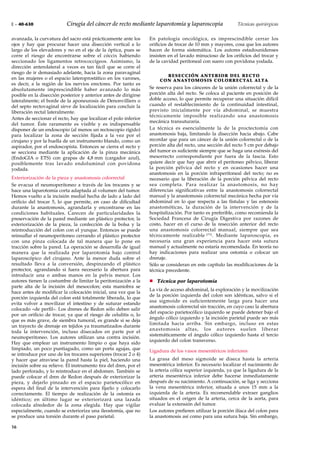 EMC. Cirugía del cáncer de recto mediante laparotomía y laparoscopia | PDF