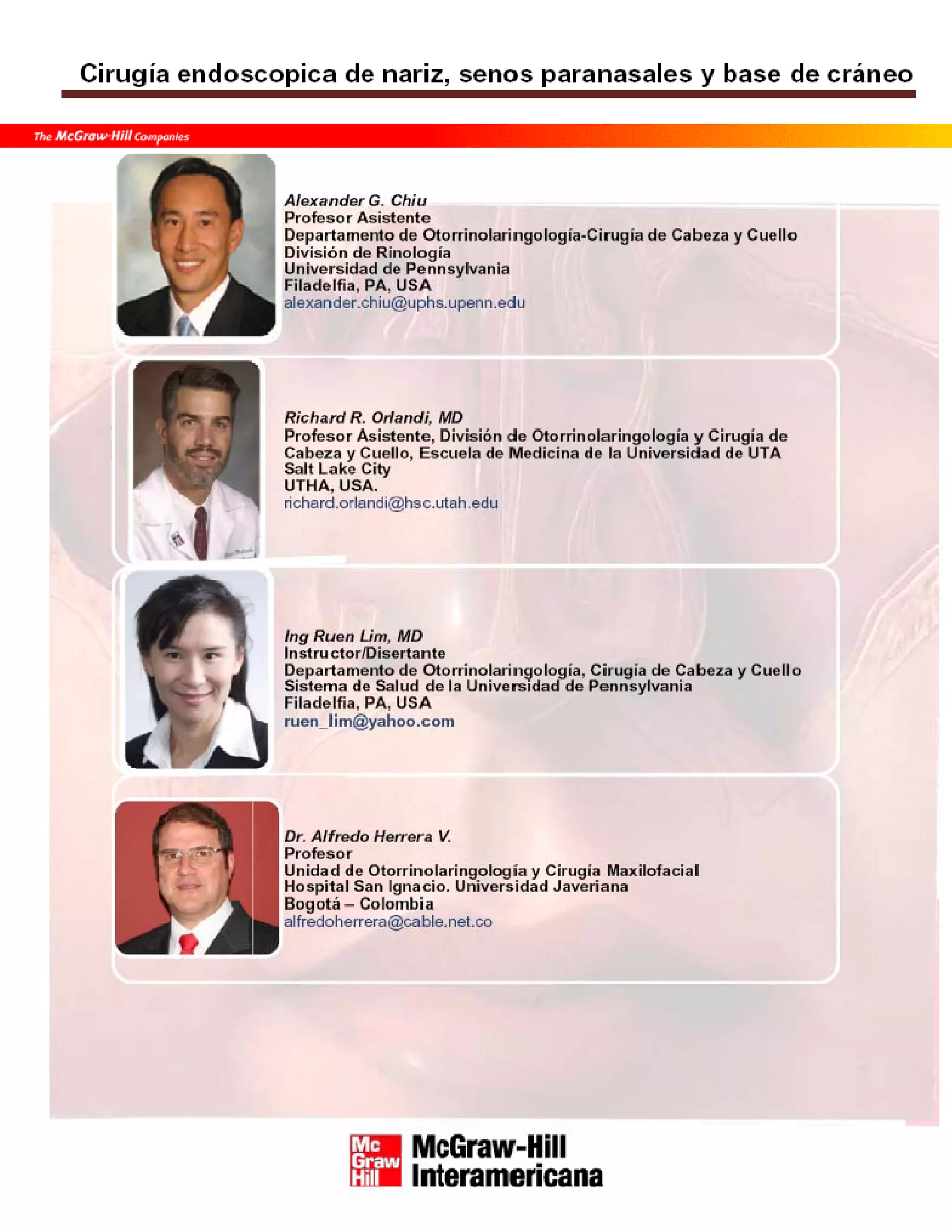 Cirug A Endoscopica De Nariz Senos Paranasales Y Base De Cr Neo | PDF