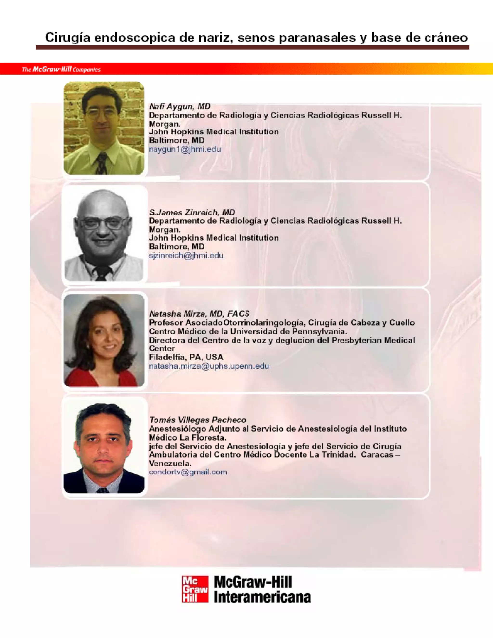 Cirug A Endoscopica De Nariz Senos Paranasales Y Base De Cr Neo | PDF