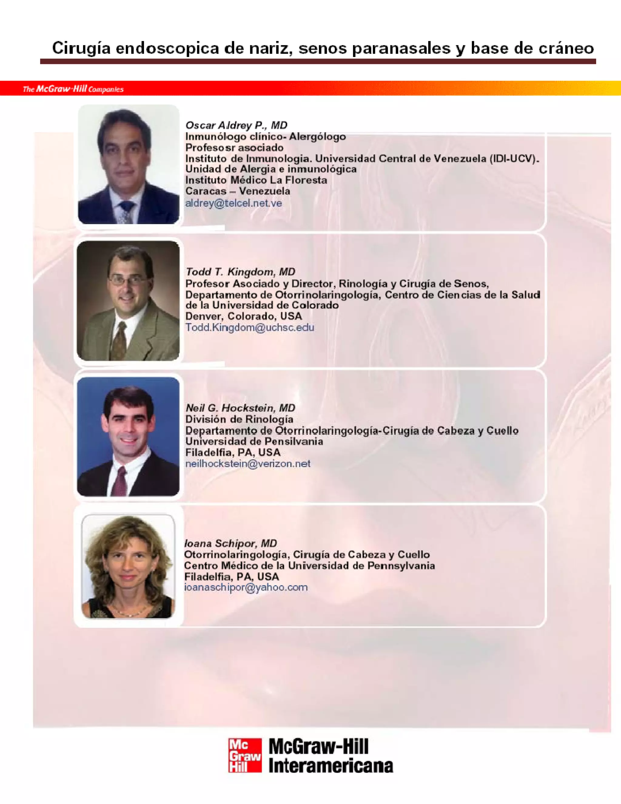 Cirug A Endoscopica De Nariz Senos Paranasales Y Base De Cr Neo | PDF