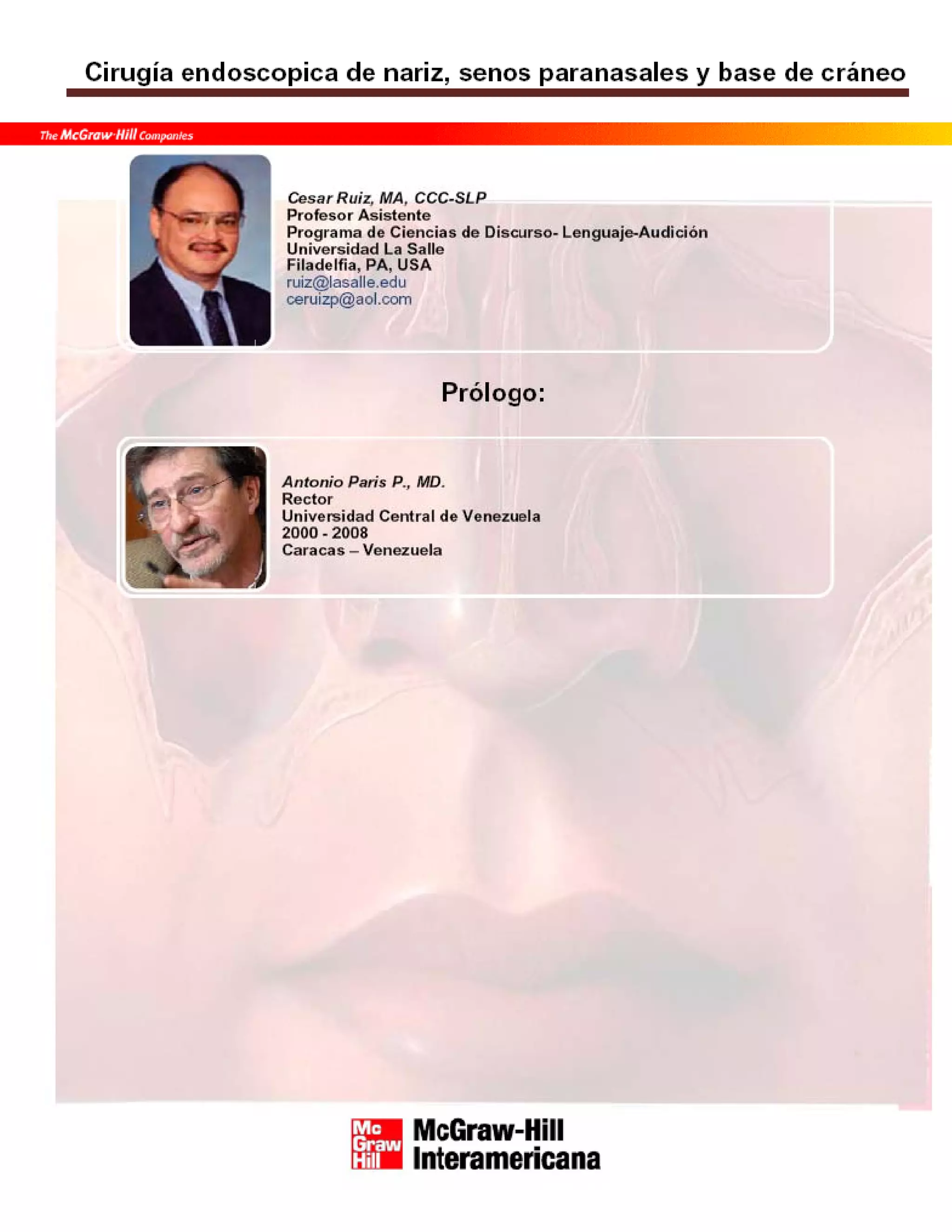 Cirug A Endoscopica De Nariz Senos Paranasales Y Base De Cr Neo | PDF