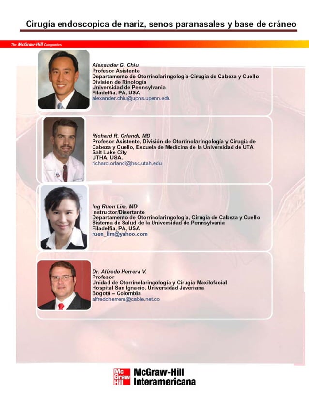Cirug A Endoscopica De Nariz Senos Paranasales Y Base De Cr Neo | PDF