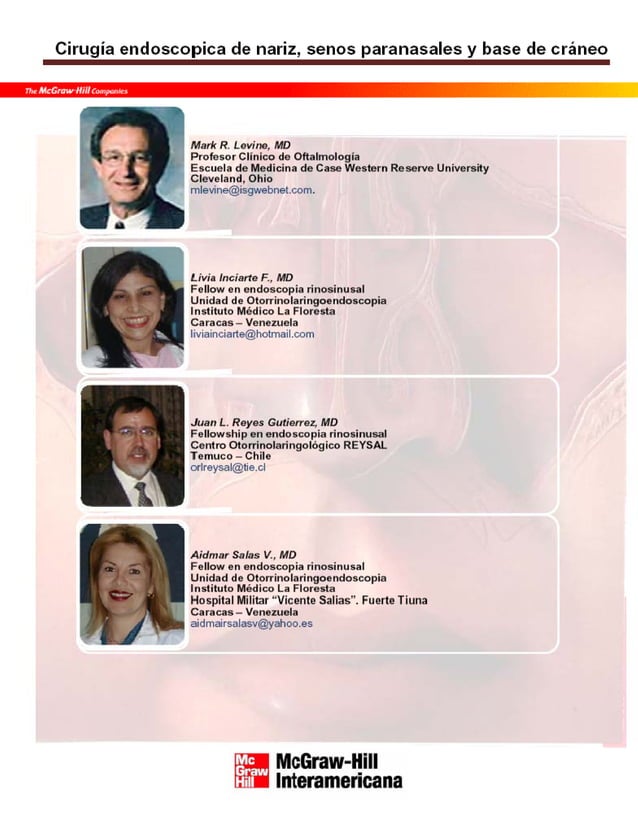 Cirug A Endoscopica De Nariz Senos Paranasales Y Base De Cr Neo | PDF