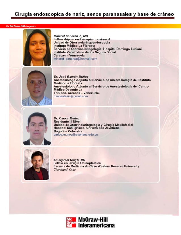 Cirug A Endoscopica De Nariz Senos Paranasales Y Base De Cr Neo | PDF