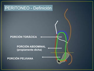 peritoneo, peritonitis y abscesos intraabdoominales | PPTX