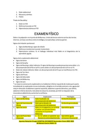 CIRUGÍA APUNTES Y ANOTACIONES DE CLASE 2 | PDF