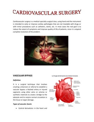 Cirugia cardiovascular ingles | DOCX | Heart and Cardiovascular ...