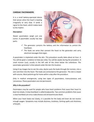 Cirugia cardiovascular ingles | DOCX | Heart and Cardiovascular ...