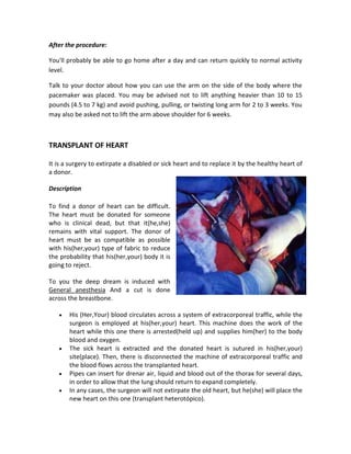 Cirugia cardiovascular ingles | DOCX | Heart and Cardiovascular ...