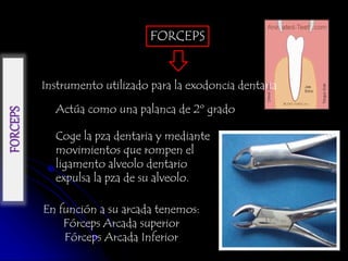 Instrumental Exodoncia | PPT
