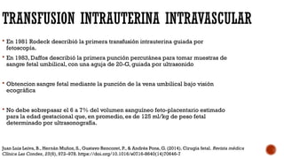 cirugia fetal en paciente embarazada no cardiopata | PPTX