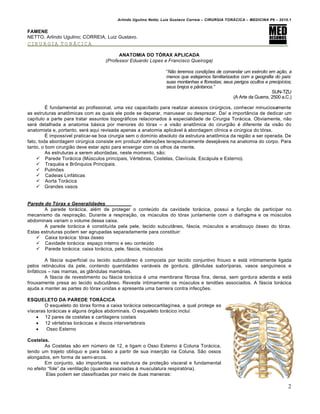 Cirurgia torácica completa 2010 | PDF