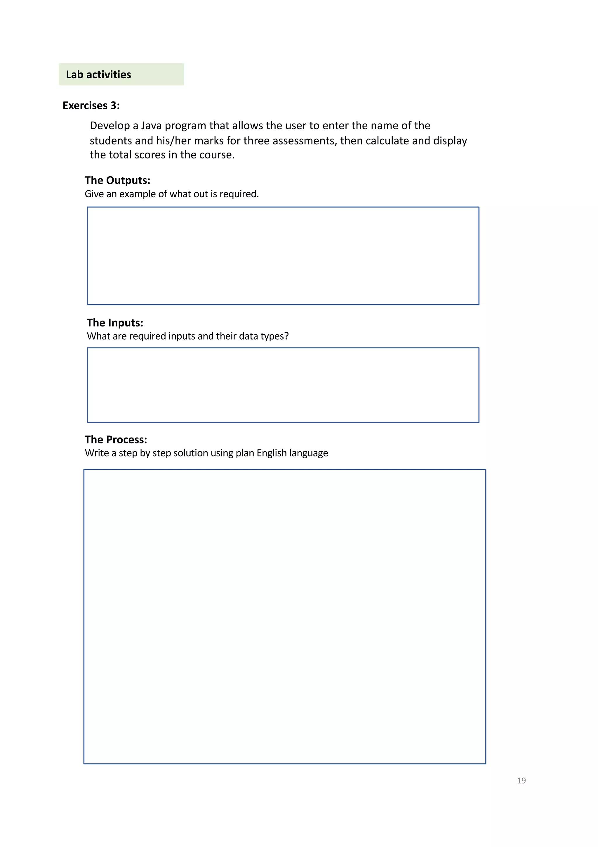 Cis 1403 lab1- the process of programming | PDF | Free Download